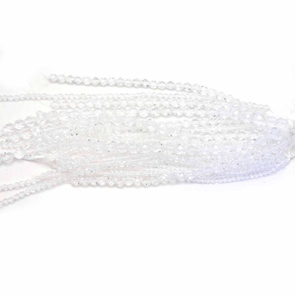 Czech Fire Polished Glass – Crystal Transparent | Country Beads