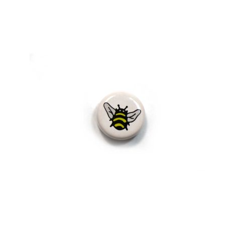 Ceramic Disc – Bee | Country Beads
